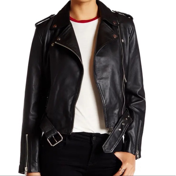 Walter Baker | Jackets & Coats | Walter Baker Black Leather Jacket ...